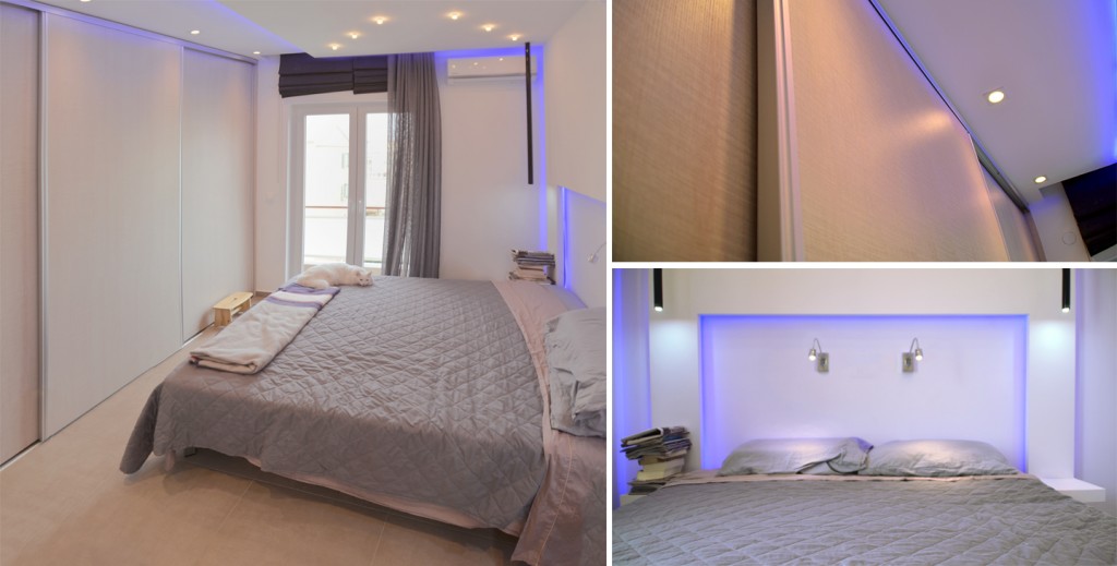 Apartment interior design in corfu town bedroom details - Dalianis ...